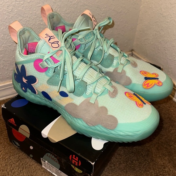 adidas | Shoes | James Harden Vol 5 Teal Butterfly Adidas Mens ...